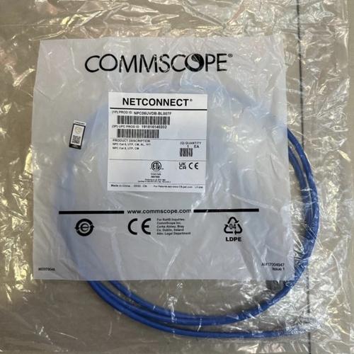 Jual Commscope Utp Patch Cord Cat6 7 Feet NPC06UVDB-BL007F Blue - Kab ...