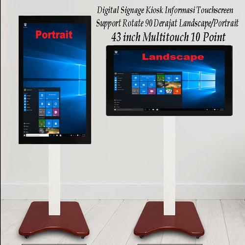 Promo Digital Signage Kios informasi 43 Inch Windows i7 Support ...