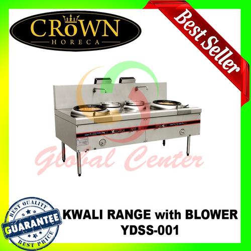 Jual CROWN Kwali Range 2 Tungku 2 Soup Ring with Blower YDSS-001 ...