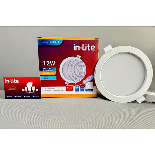 Jual LAMPU LED PLAFON INLITE SLIM DOWNLIGHT 12W 12 WATT - INDS602R ...