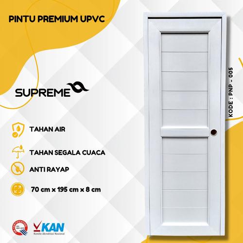 Jual Pintu Pvc Premium 002 - Putih urat kayu kunci - Putih, HANDLE ...
