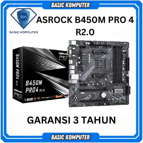 Jual MOTHERBOARD ASROCK B450M PRO 4 R2.0 - Jakarta Pusat - BASIC ...