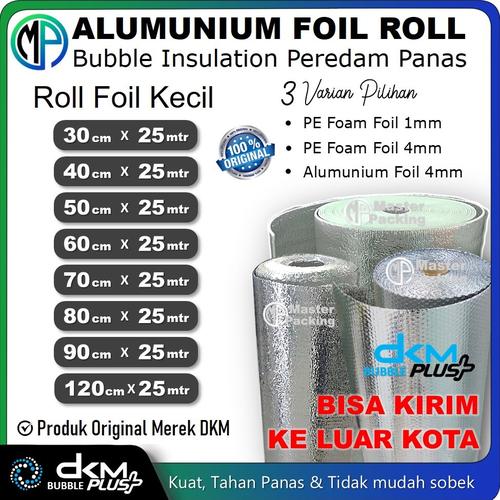 Jual Insulation Foil Peredam Panas Atap Uk. 120cm x 25m - Tebal 4mm ...