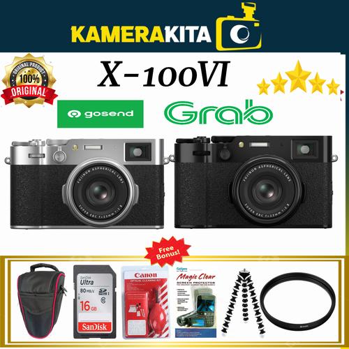 Promo FUJIFILM X100VI DIGITAL KAMERA FUJIFILM X100VI KIT 23MM F2 X100 ...