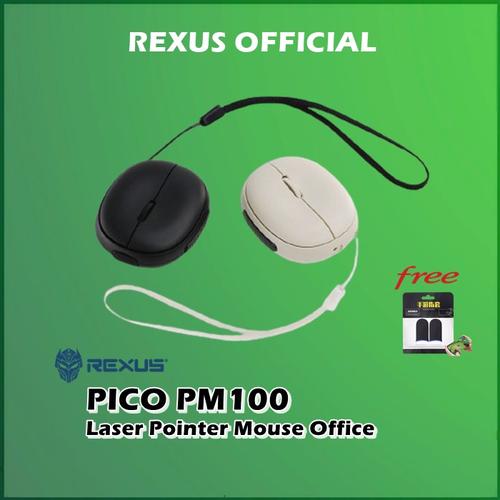 Jual Rexus Pico PM100 Laser Pointer Mouse Office PM-100 - Black ...