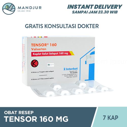 Jual Tensor 160 mg 7 Kaplet / Obat Hipertensi - Jakarta Pusat ...