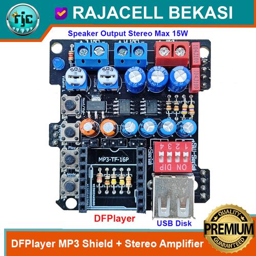 Jual DF Player Shield Baseboard with Stereo Amplifier LM386 for ...