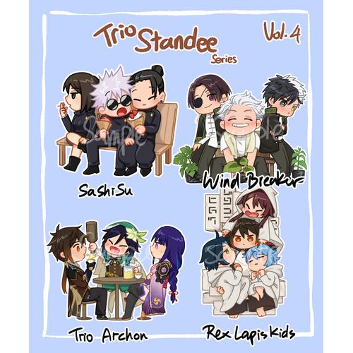 Jual Trio Standee Series Vol. 4 | Jujutsu Kaisen | Wind Breaker ...