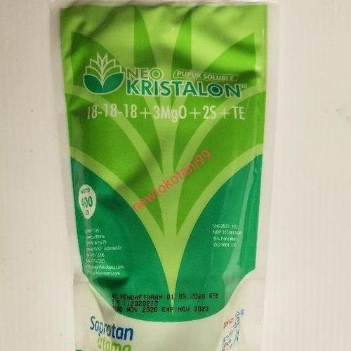 Jual ( 400 gram ) Pupuk NPK NEO KRISTALON 18-18-18 HIJAU untuk tanaman ...