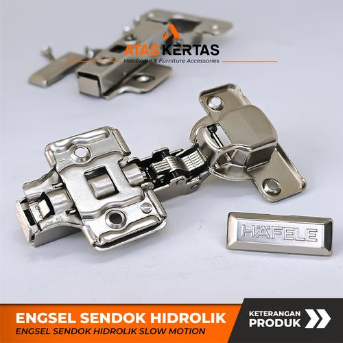 Jual engsel HAFELE slow motion / engsel sendok lemari kitchen set soft ...
