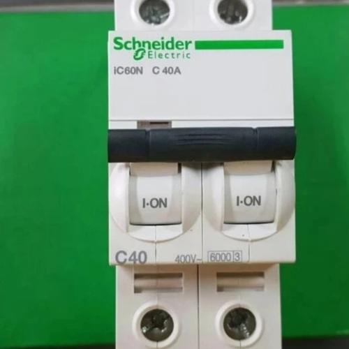 Jual MCB Miniature Circuit Breaker 2Pole 2Phase iC60N 40A 2 Pole 2 Phase 6ka 40A iC60N 2P 40A ...