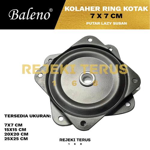 Jual Ring Putar Kotak 7 x 7 cm Lazy Susan Besi Kolaher Rel Meja TEBAL ...