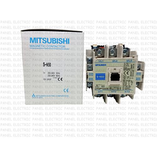 Jual MAGNETIC CONTACTOR MITSUBISHI SN-50 SN 50 110V/220V/380V KONTAKTOR ...