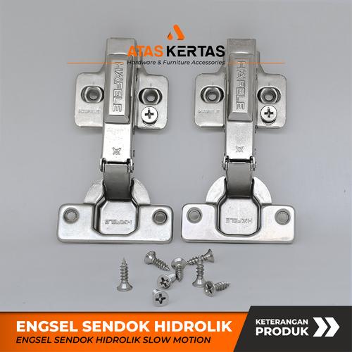 Jual engsel HAFELE slow motion / engsel sendok lemari kitchen set soft ...