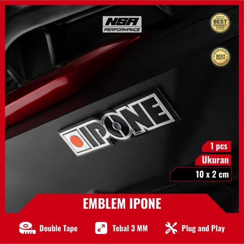 Promo EMBLEM IPONE TIMBUL STICKER LOGO IPONE 3D MOTORCYCLE OIL ...