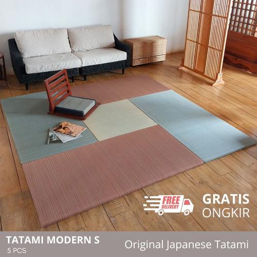 Promo PAKET Tatami Modern Ukuran S - 5 PCS Alas Ruangan Jepang Mat ...