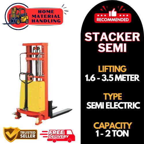 Jual Stacker electric semi / stacker forklift / stacker dalton - Kab ...