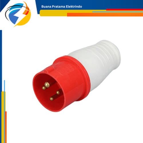Jual INDUSTRIAL PLUG CEE 014 220v 4 POLE 16A FORT CEE014 IP44 Kaki 4 ...