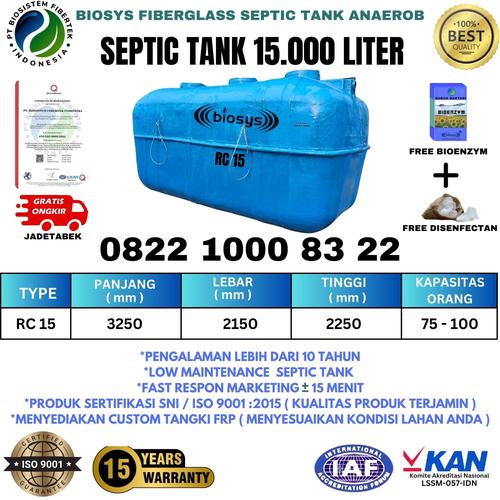 Jual Septic tank Tipe RC 15 M3 / 15.000 liter - Septic tank Bio ...