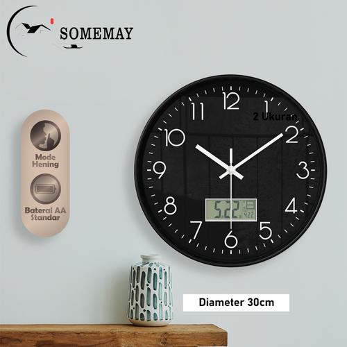 Promo SOMEMAY Jam Dinding DIGITAL LCD M19/M20/ Jam dinding aesthetic ...