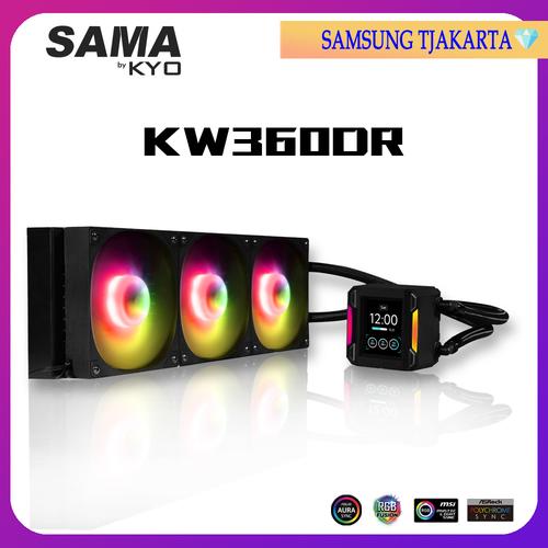Jual KYO SAMA KW360DR ARGB AIO Liquid Cooling LCD DISPLAY AIO 360mm ...