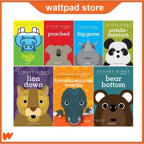 Jual FunJungle Series 8 Books Set by Stuart Gibbs - 8.whale down - Kota ...