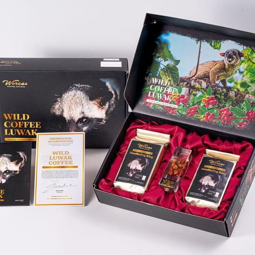 Jual Kopi Luwak Wild Mandheling Parcel Box Worcas 100 gr box isi 2 ORI ...