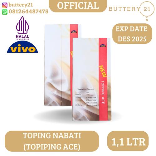 Jual VIVO WHIPING CREAM TOPPING ACE 1,1 LTR/TOPPING ACE 1100 GR/TOPPING ...