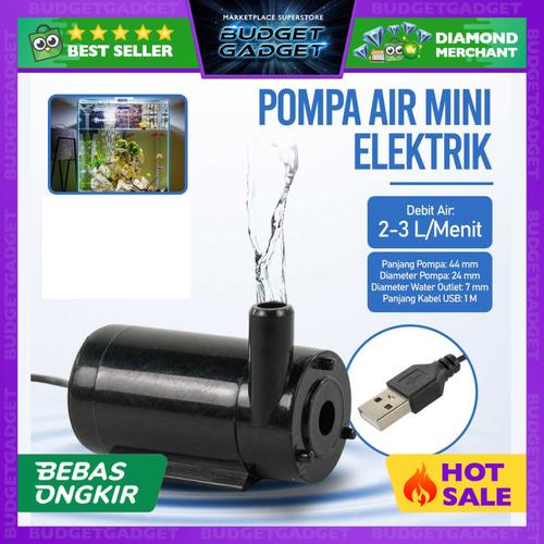 Jual MaYun Pompa Air Mini Elektrik Mikro Water Diaphragm Pump USB ...