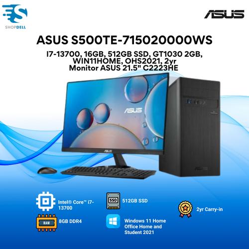 Jual ASUS S500TE-715020000WS I7-13700, 16GB, 512GB SSD, GT1030 2GB ...