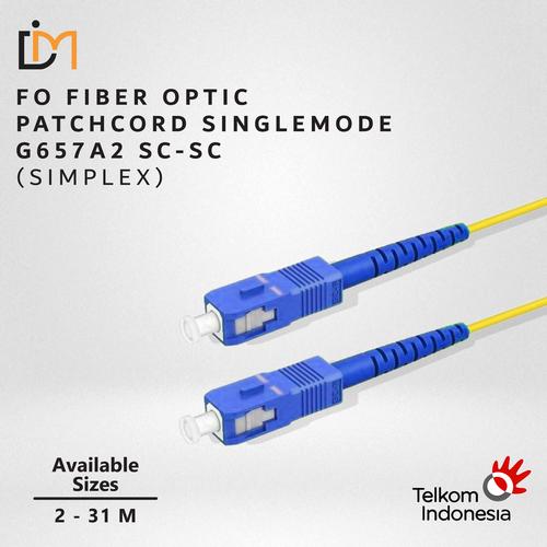 Jual Kabel Fiber Optik Singlemode SC/UPC - SC/UPC Simplex DIM - 21meter ...