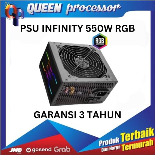 Jual POWER SUPPLY INFINITY STRIKE POWER 550WATT RGB - PSU - RGB ...