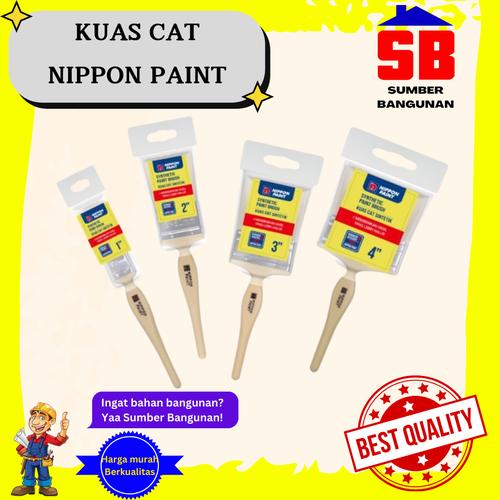 Jual KUAS CAT SYNTHETIC NIPPON PAINT KUAS CAT SINTETIK NIPPON 1" 2" 3 ...