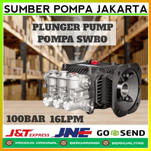 Jual Pompa Swro 16 Lpm Pompa plunger pump stainless 316 100 bar SWRO ...