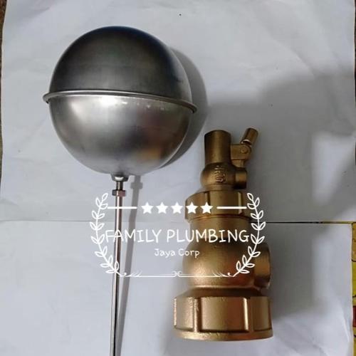 Jual PELAMPUNG TOREN RADAR TOREN 2" INCH YUTA KUNINGAN BOLA STAINLESS ...