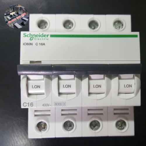 Jual SCHNEIDER MCB ACTI 9 IC60N 6KA 4P 16A A9F74416 SCHNEIDER ORIGINAL NEW - Jakarta Pusat ...