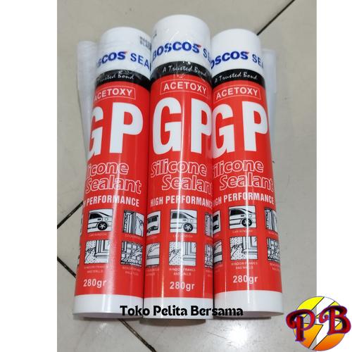 Jual Sealent Boscos / Lem Sealent Merk Boscos Acetoxy GP - Putih ...