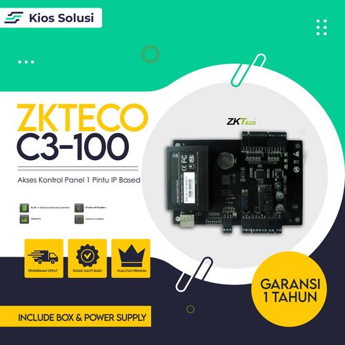 Jual Kontroler ZKTECO C3-100 | Akses Kontrol | Access Control | 1 Door ...