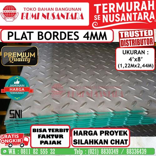 Jual PLAT BORDES 4MM KS PLAT BESI PLAT EZYER PLAT LEMBARAN - Kab ...