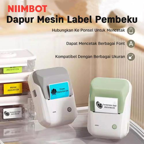 Jual NIIMBOT B1 Mesin label stiker berperekat printer termal portabel ...