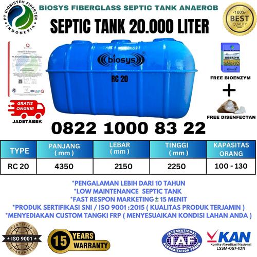 Jual Septic tank Tipe RC 20 M3 / 20.000 liter - Septic tank Bio ...
