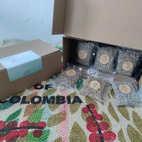 Jual Biji Kopi Arabica Colombia, Green Beans Sampler Pack @100gr - JV ...