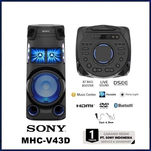 Jual Sony MHC-V43D High Power Audio Speaker System with Bluetooth V43 D ...