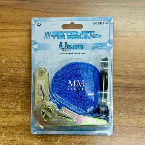 Jual Tali Pengikat Barang 1 Ton x 5 Meter Tali Krek Trek Belt Ratchet ...