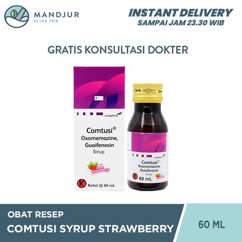 Jual Comtusi Syrup Strawberry 60 ML / Batuk Berdahak / Pilek - Jakarta ...
