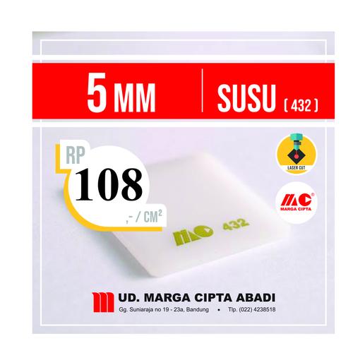Jual Akrilik / Acrylic Lembar/Sheet 5mm SUSU /5mm kecil custom - Kota ...