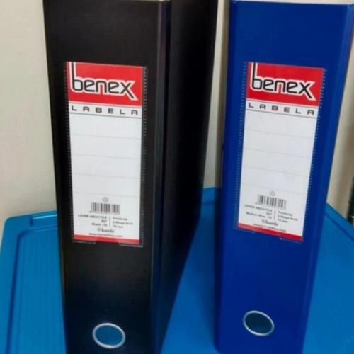 Jual BARU ORDNER BENEX LABELA 927 FOLIO (7CM) PER BOX ISI 12PCS - Hitam ...