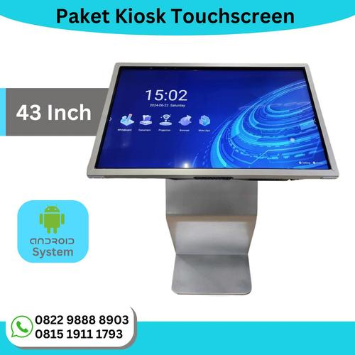 Jual KiosK Touchscreen 43" Inch Standing Informasi Signage Display ...