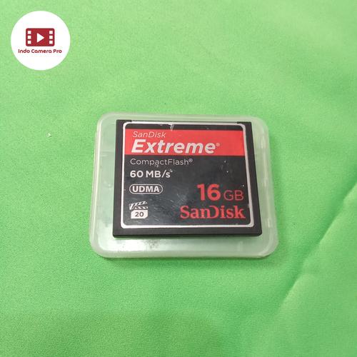 Jual SanDisk Extreme Compact Flash Cf 16Gb 60MB/s - Kab. Sleman - Indo Camera Pro | Tokopedia