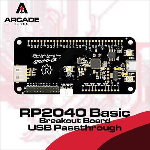 Jual GP2040-CE RP2040 Basic Breakout Board USB Passthrough Fighting Controller Arcade Stick DIY ...